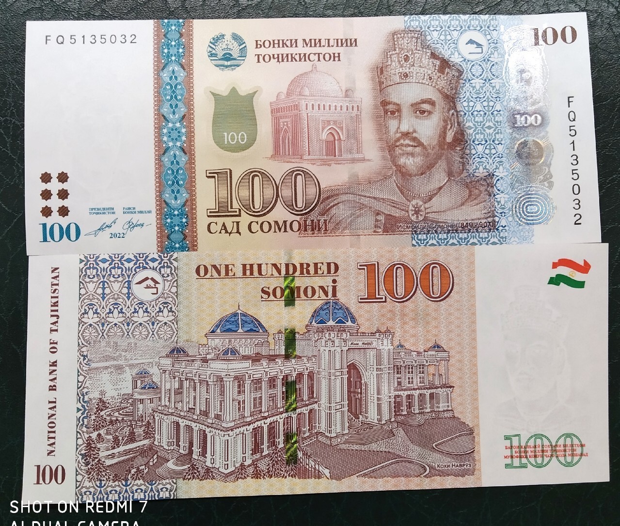 Tadzykistan 100 somoni 2021 UNC | Łódź | Kup teraz na Allegro Lokalnie