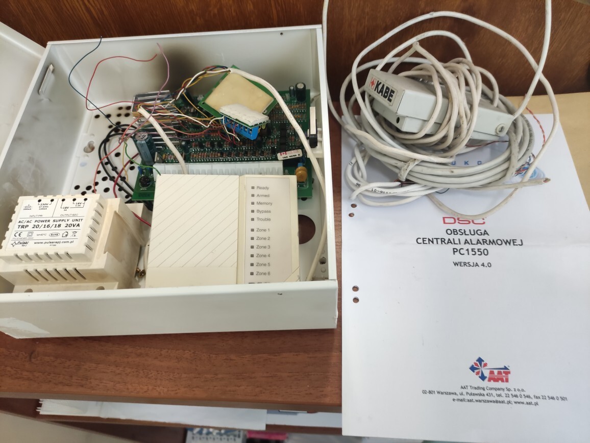 DSC PC1550 centrala alarmowa bez akumulatora | Piastów | Kup teraz na ...