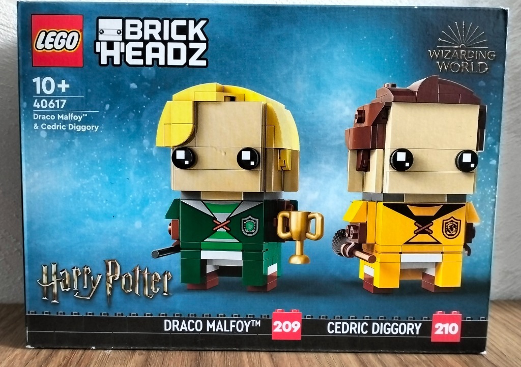 LEGO BrickHeadz 40617 Draco Malfoy i Cedric Diggory | Granowo | Kup ...