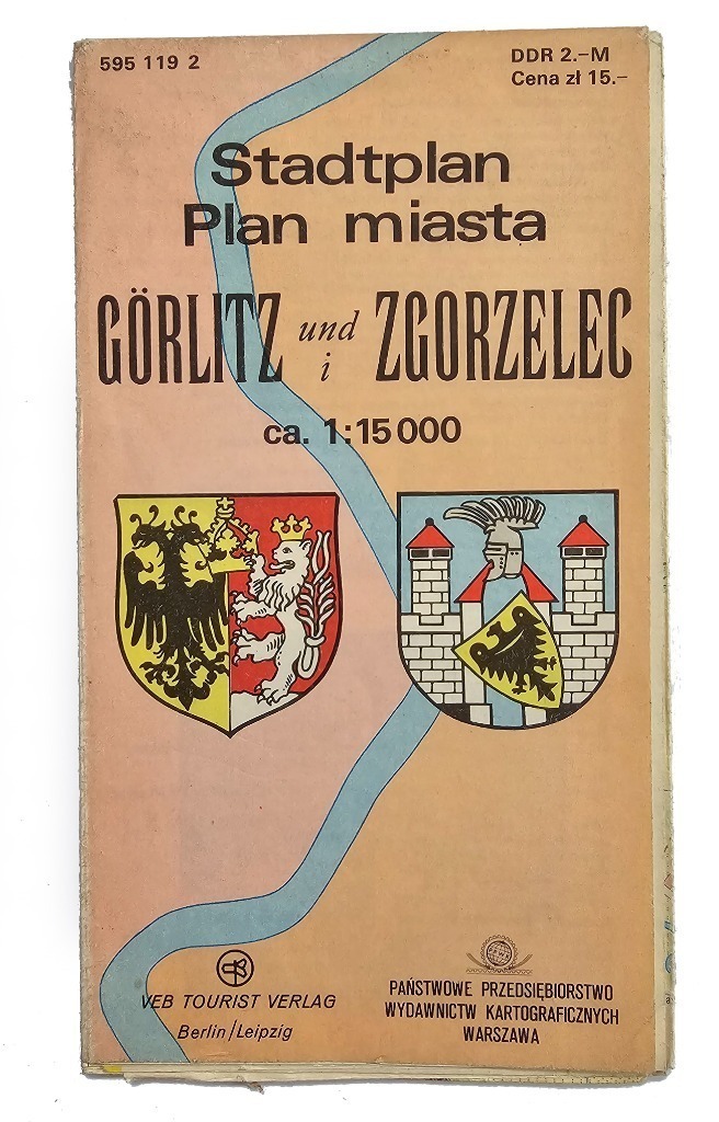 Plan miasta Zgorzelec Gorlitz mapa 1:15 000 wyd. 1979 | Warszawa | Kup ...