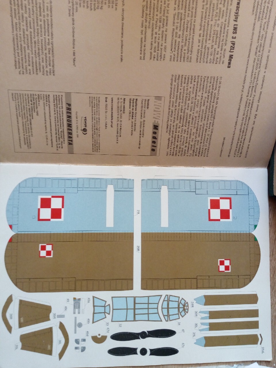 Model kartonowy Nowe modele MEWA LWS-3 | Inowrocław | Ogłoszenie na ...