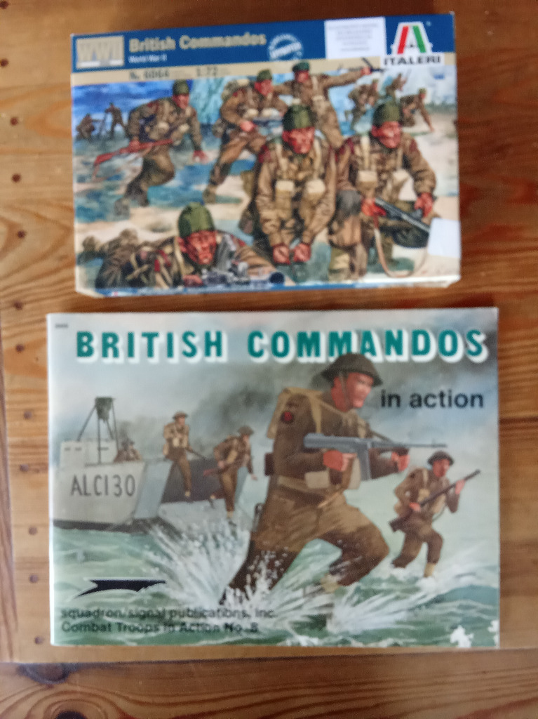 1 72 Italeri British Commandos plus książka British Commandos in action | Wrocław | Kup teraz na ...