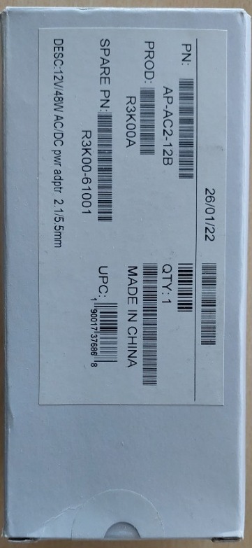 HPE Aruba ApAc212B Adapter Zasilający 36W R3K00A | Kraków | Kup teraz ...