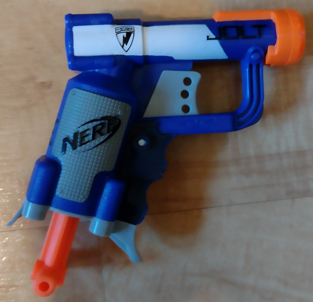 Nerf N Strike Jolt Pistol mały pistolet kieszonkowy | Kraków | Kup ...