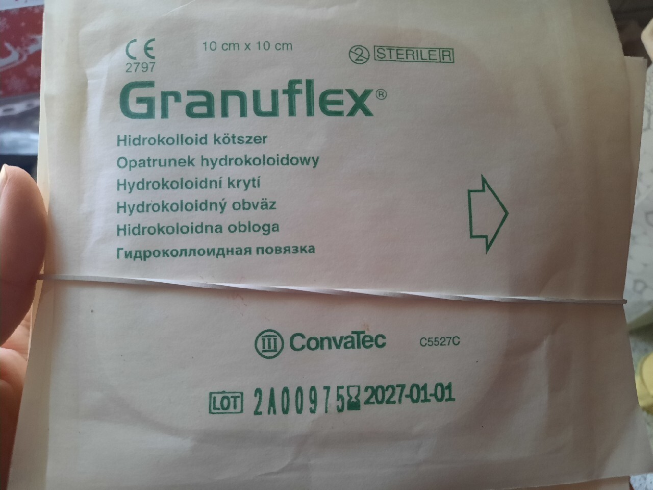 Opatrunek hydrokoloidowy granuflex convatec | Bogatynia | Kup teraz na ...