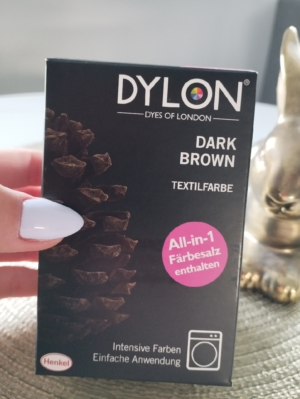 Barwnik do tkanin DYLON 350g Dark Brown brązowy | Środa Wielkopolska ...