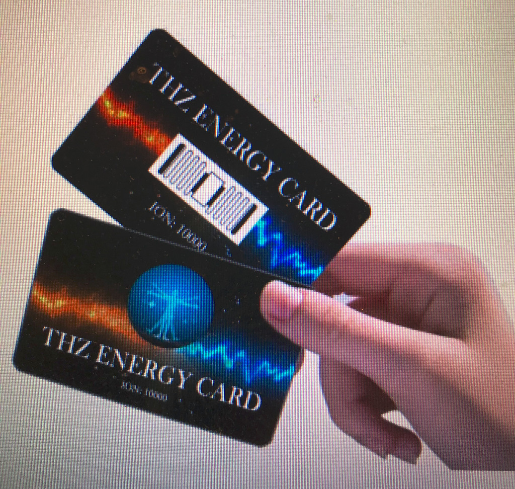 Thz energy card ION 1 terahertz karta | Kobyłka | Kup teraz na Allegro ...