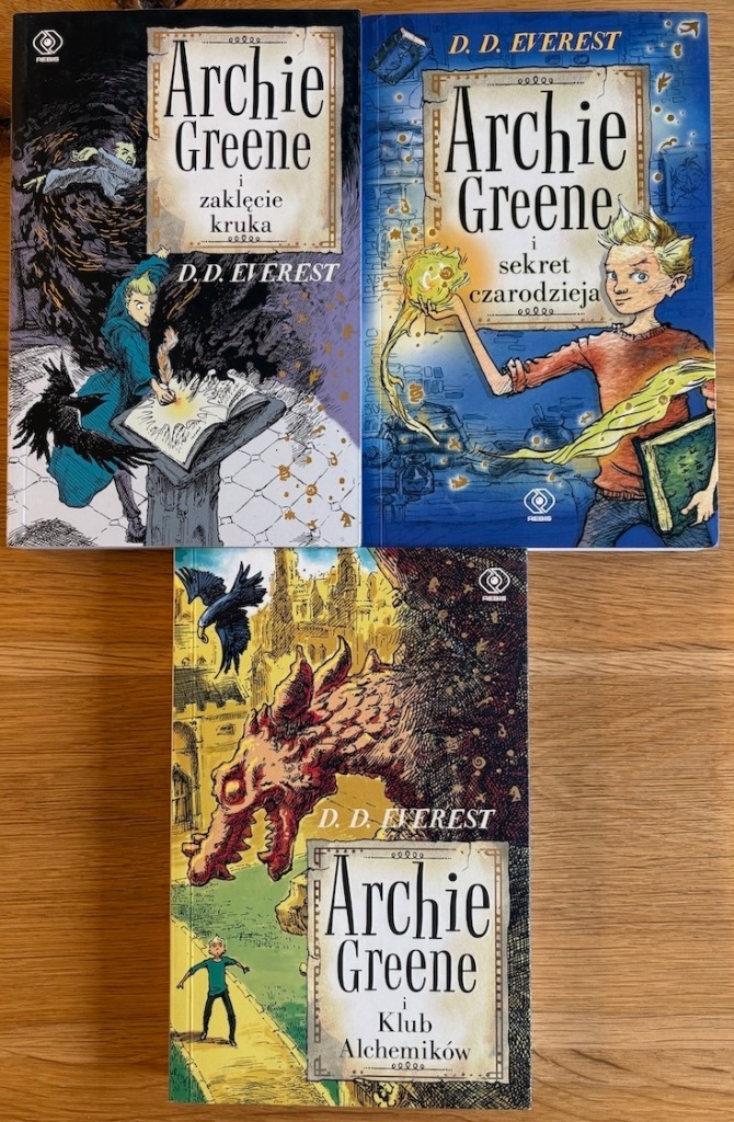 Archie Greene - komplet 3 tomy - D.D. Everest | Osielsko | Kup teraz na ...