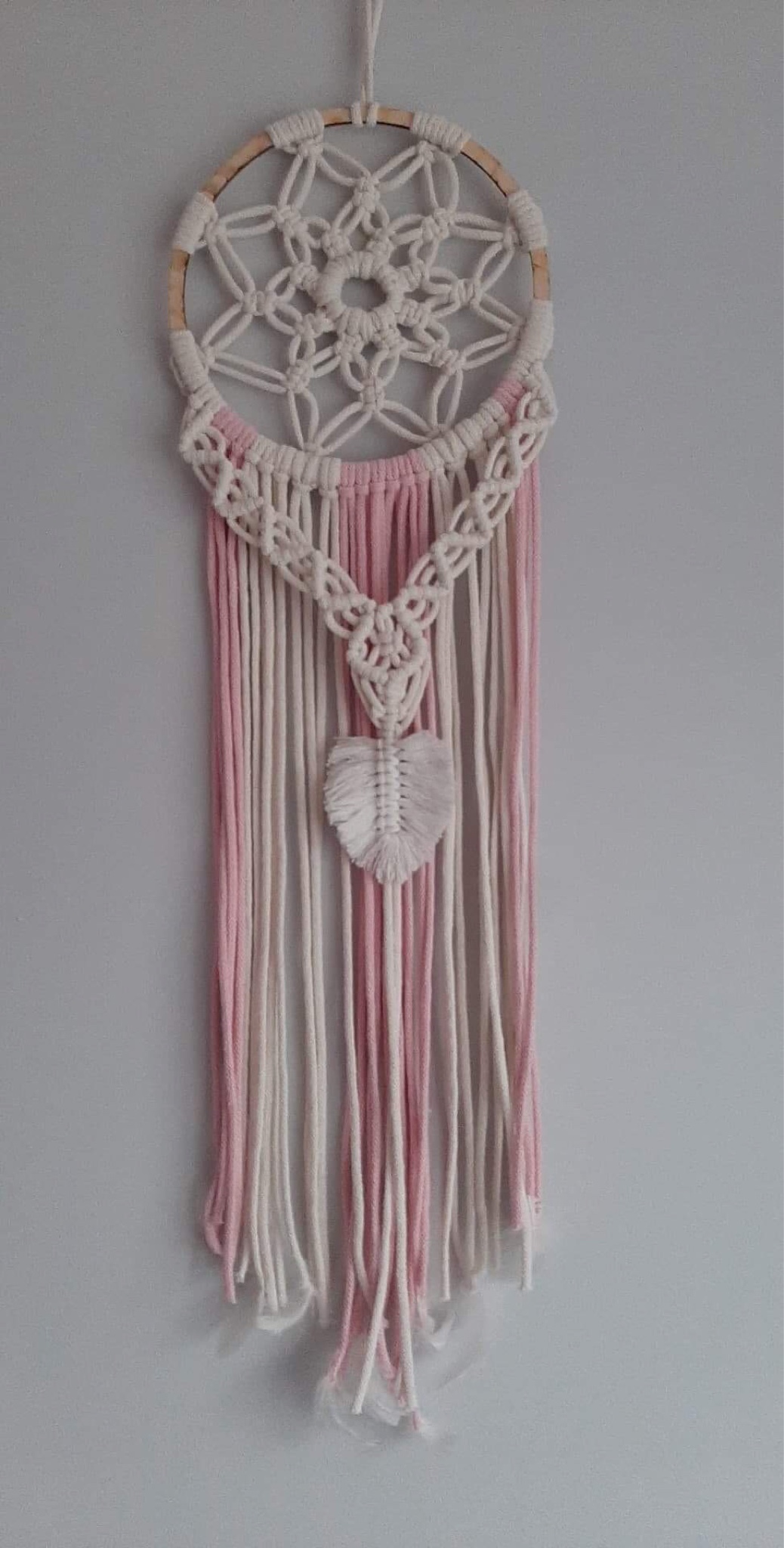 Makrama lapacz snow handmade | Krzycko Wielkie | Kup teraz na Allegro ...