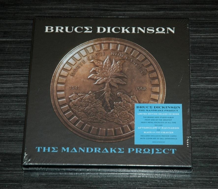 BRUCE DICKINSON - The Mandrake Project. 2024. Deluxe Book Edition ...