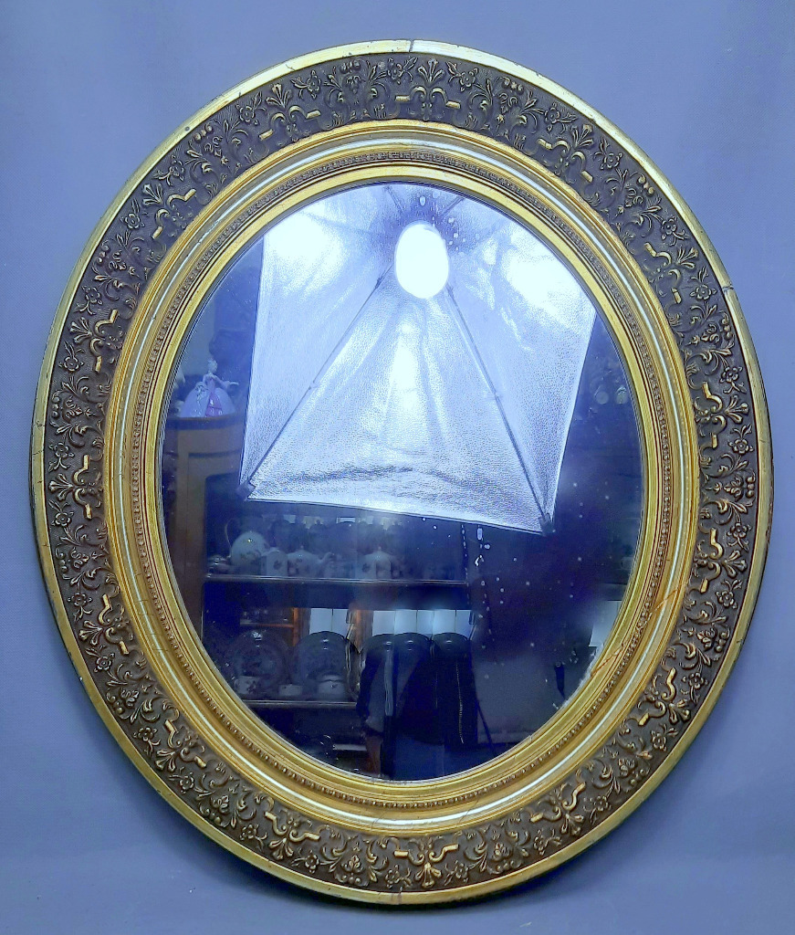 Stara Złota Rama Portetowa Owal Lustro | Nowy Sącz | Ogłoszenie na ...