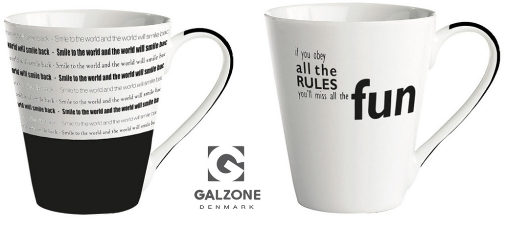 GALZONE DENMARK kubek czarnobiały 2 szt | Warszawa | Kup teraz na ...