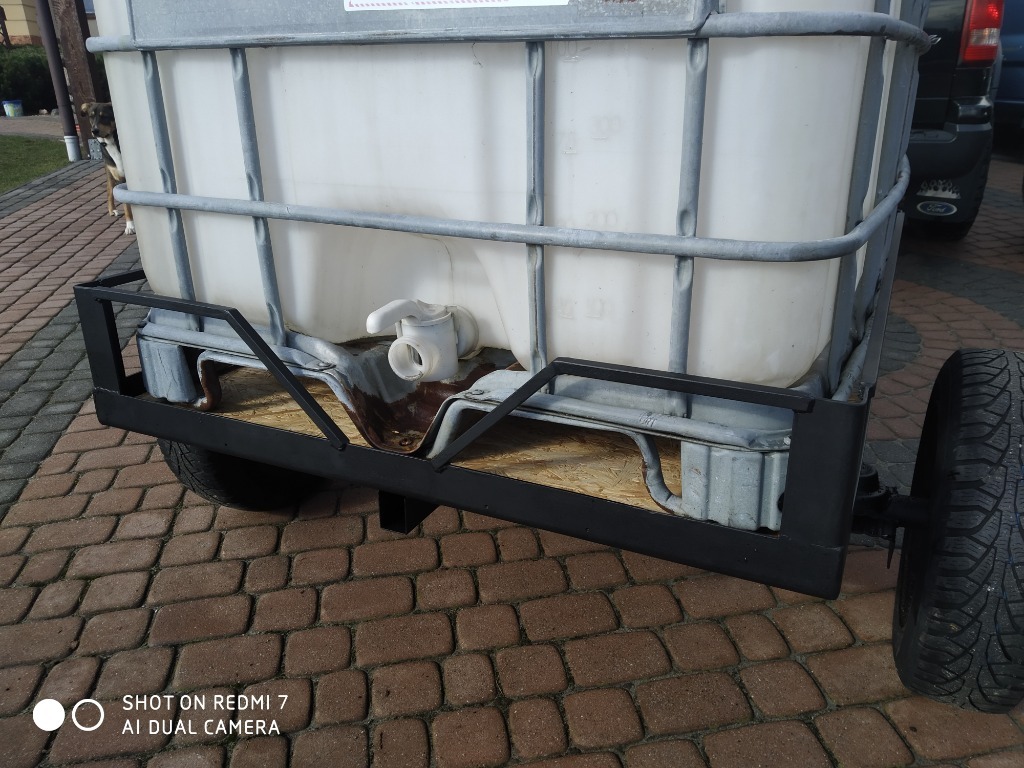 przyczepka wózek pod mauzer 1000l z podłogą | Zgłobień | Ogłoszenie na ...