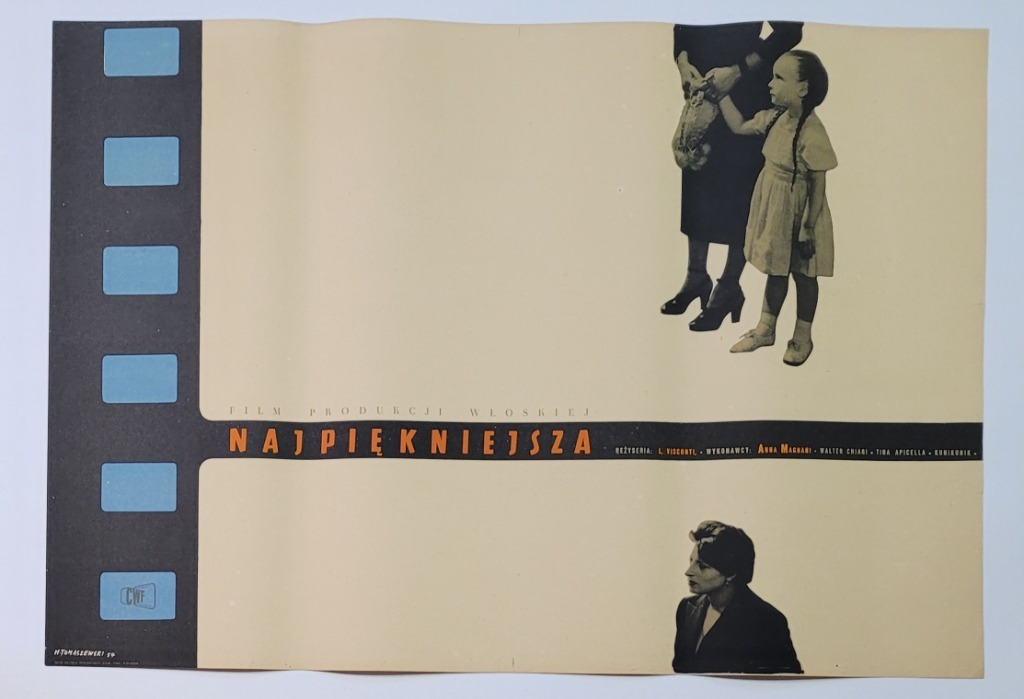 NAJPIĘKNIEJSZA plakat Tomaszewski 1954 | Warszawa | Ogłoszenie na ...
