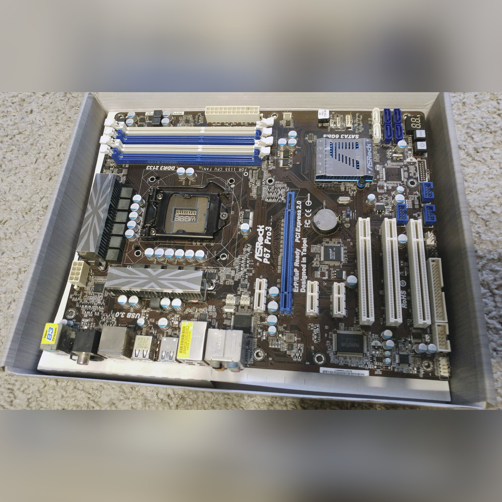 Asrock P67 Pro3 B3 - płyta główna socket 1155 | Bytomsko | Licytacja na ...