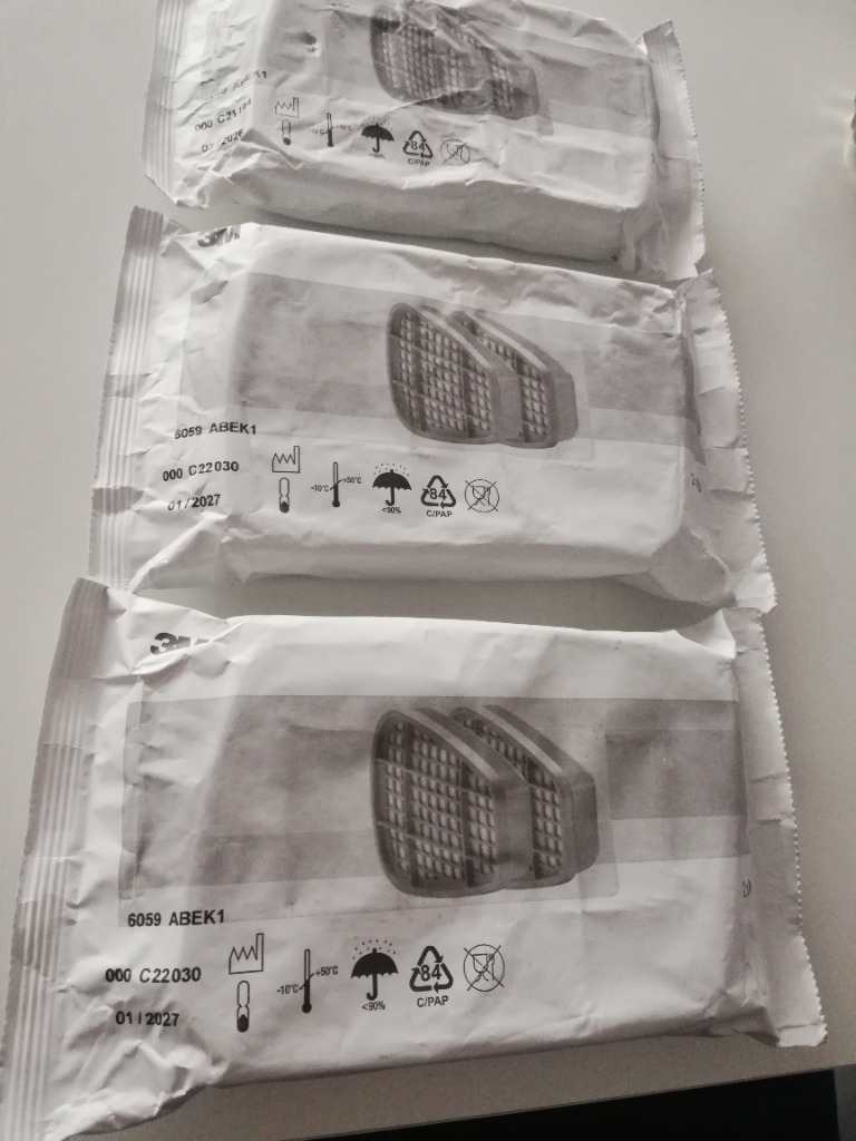 Filtr 3M 6059 abek 1, pochłaniacz 6059 2 szt. | Bolszewo | Kup teraz na ...