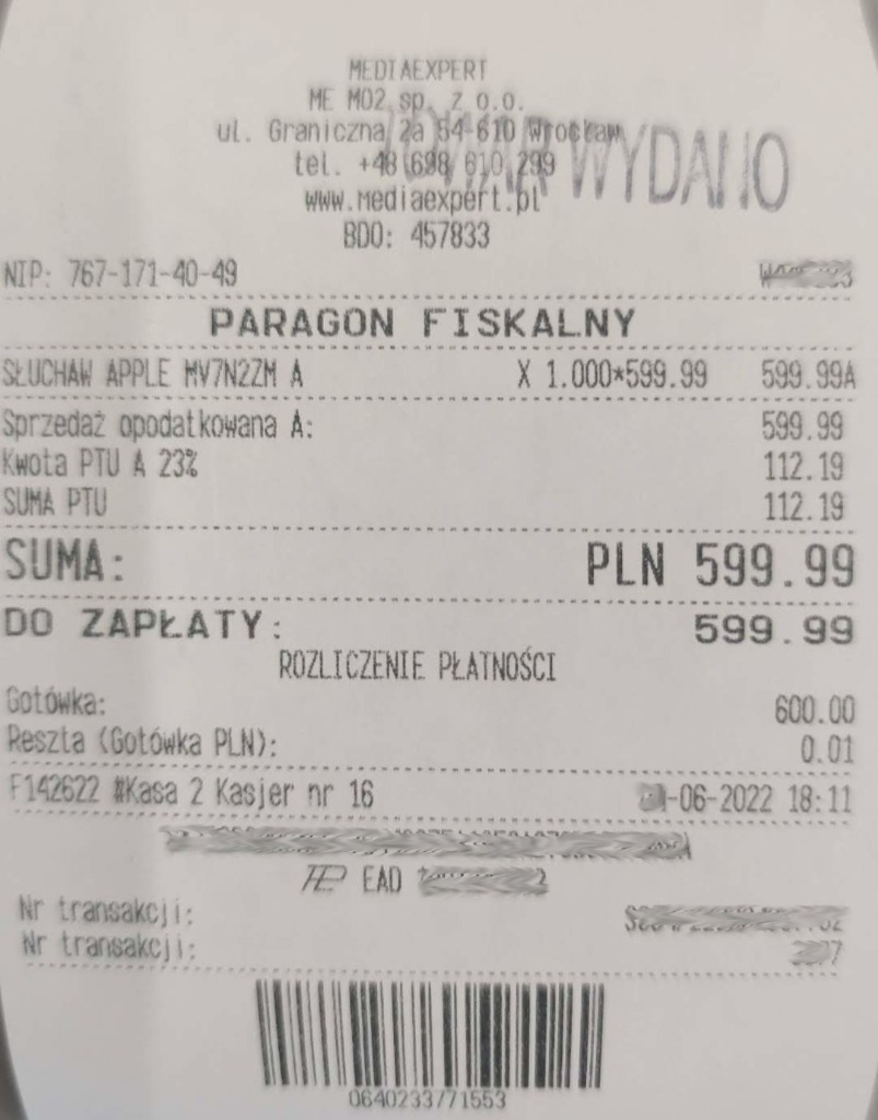 Apple AirPods 2 (MV7N2ZM/A) + SPOTIFY + paragon | Wrocław | Ogłoszenie ...
