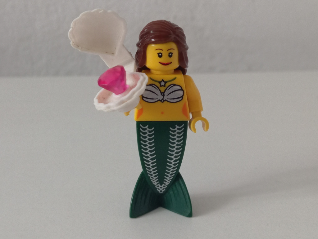 Lego Pirates minifigurka syrena z muszlą | Warszawa | Kup teraz na ...