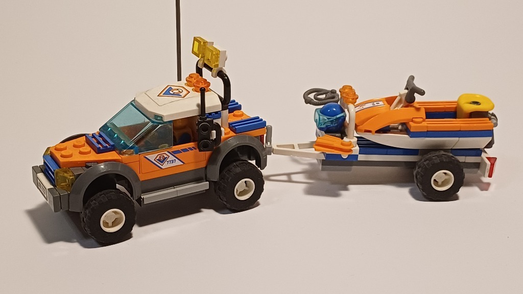 Lego City 7737 Samochód Z Prpką Ze Skuterem Wodnym | Rzezawa ...