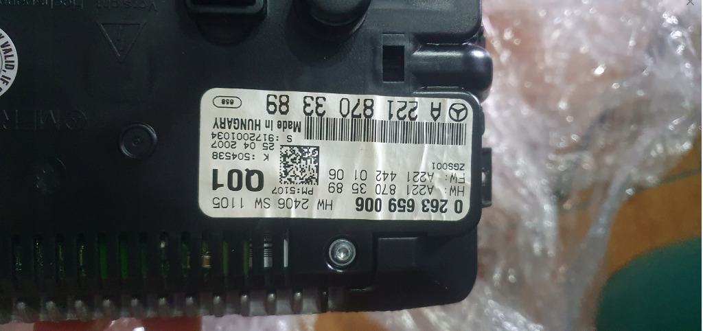 Wyświetlacz nawigacja Ekran W221 0263659006 | Jankowice | Ogłoszenie na ...