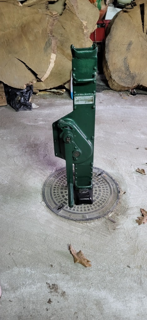 Stary podnośnik kolejowy lewar lewarek 5t | Żabieniec - Piaseczno | Kup ...