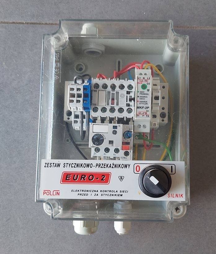 Stycznikowo przekaźnikowy EURO2 POLLIN np do pompy głębij | Warszawa ...