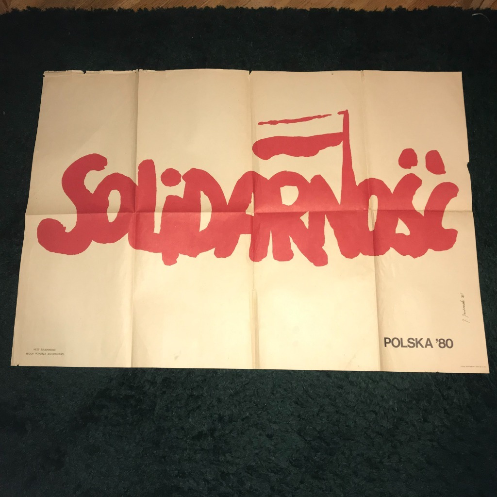 Plakat NSZZ "Solidarność" druk II 1981- orginał | Rzeszów | Licytacja ...