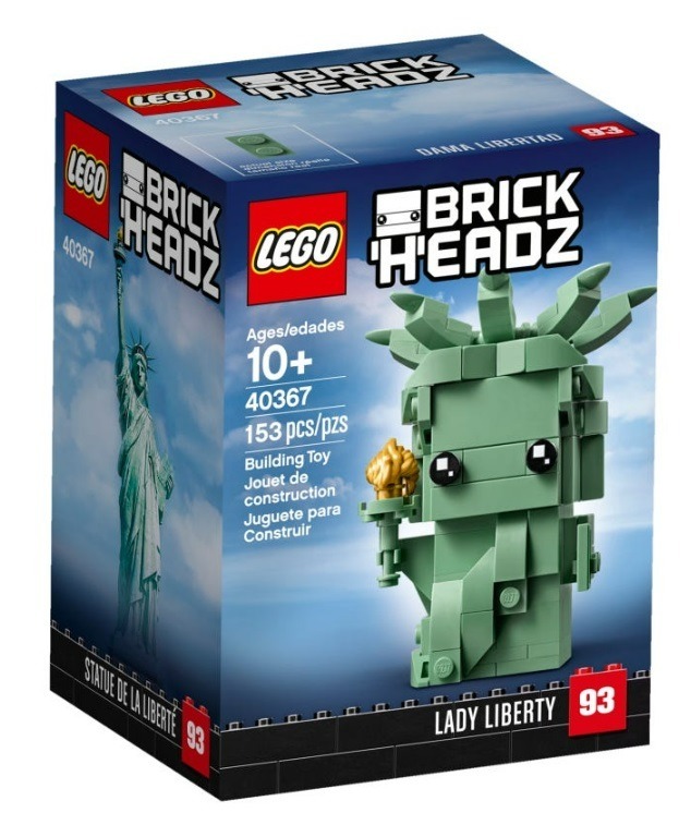 LEGO BRICK HEADZ Statua Wolności 40367 wysyłka 24H | Lublin | Kup teraz ...