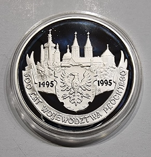 20zł 500lat Województwa Płockiego - Numizmatyka, monety kolekcjonerskie ...