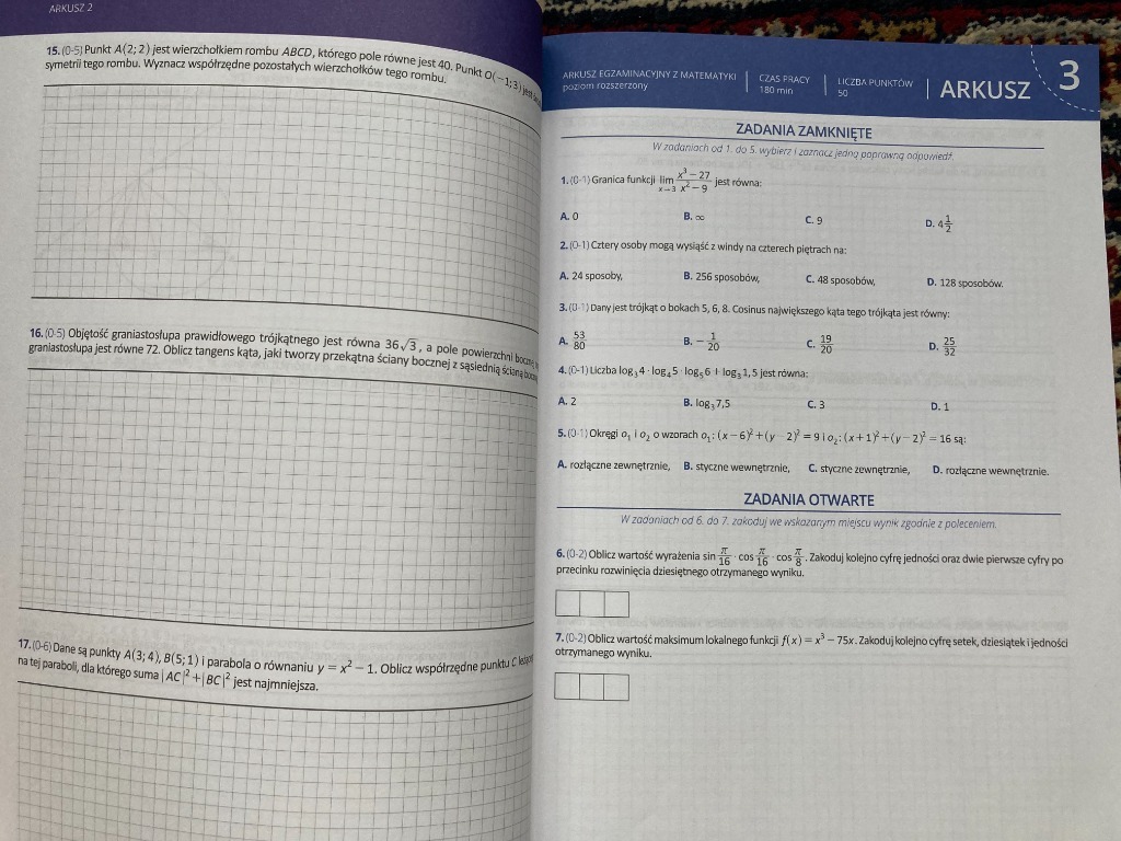 Zestaw Arkusze Maturalne Matematyka Dariusz Kulma | Gowarzewo | Kup ...
