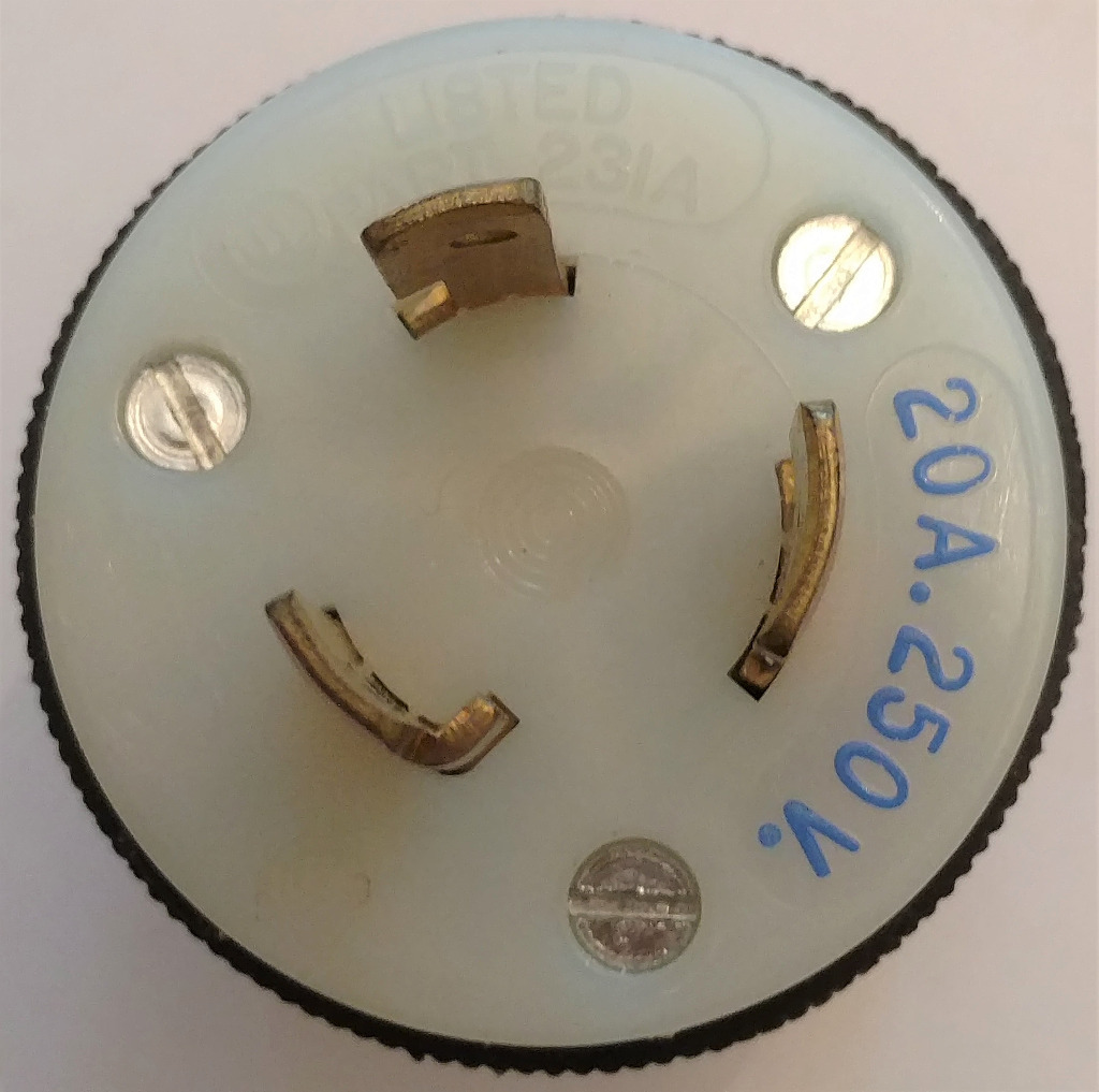 Złącze konektor 20A 250V "plug and turn", USA | Warszawa | Kup teraz na ...