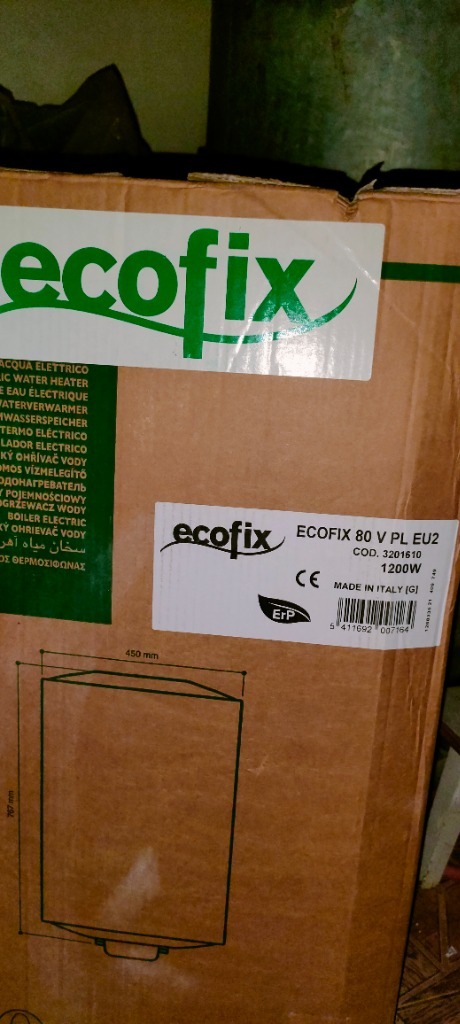 Bojler ARISTON Ecofix 80V Podgrzewacz elektryczny | Warszawa | Kup teraz na Allegro Lokalnie