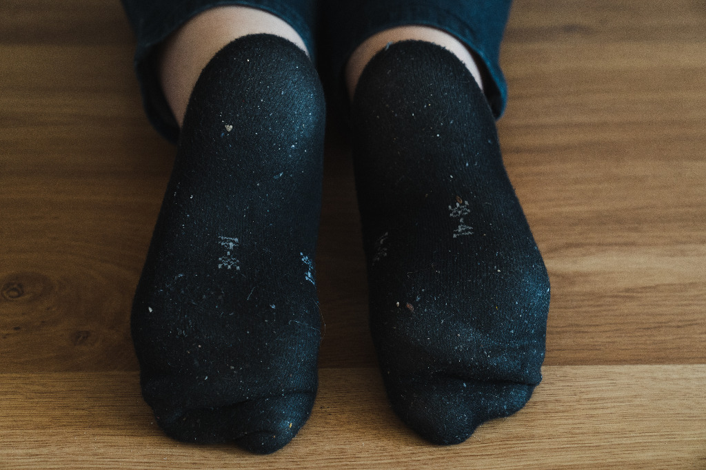 Brudne damskie czarne bawełniane skarpetki Fetysz | Warszawa | Kup teraz na Allegro Lokalnie