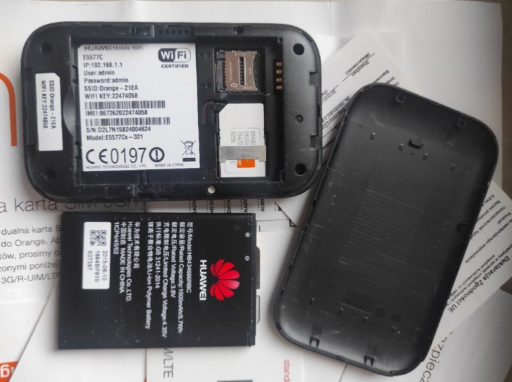 Router mobilny Airbox 2 Plus Huawei E5577Cs321 | Warszawa | Kup teraz ...