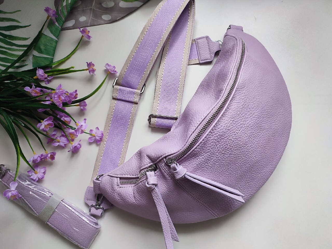 Pasek do Torebki Fioletowy - Niska cena na Allegro.pl