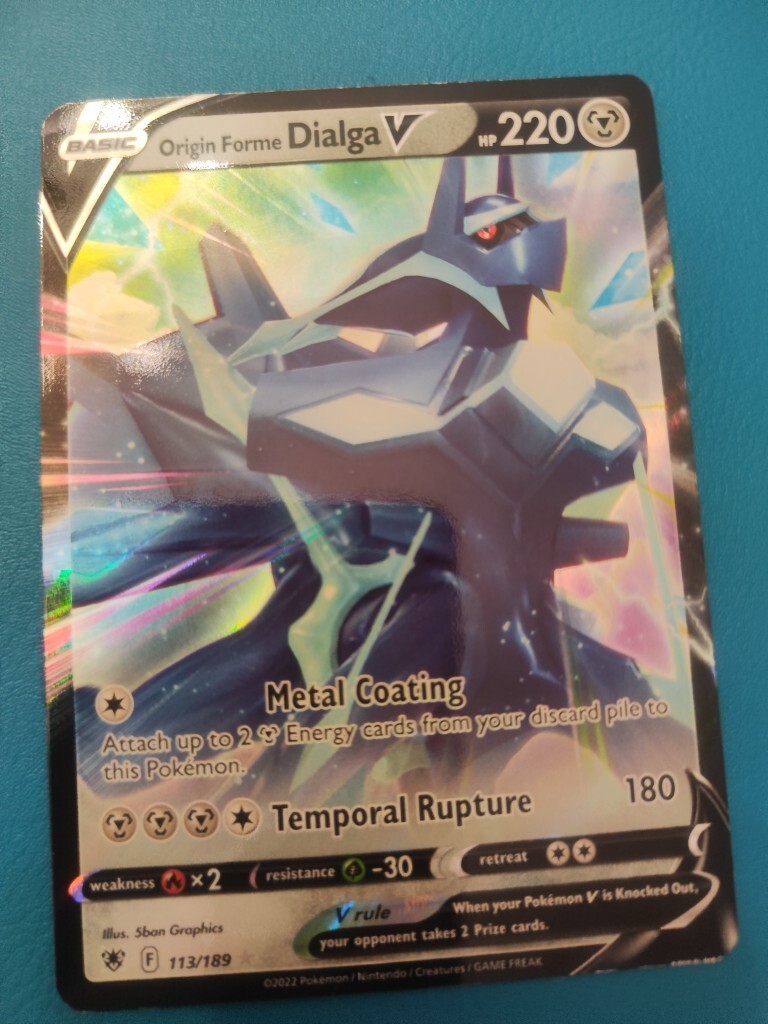 Origin Form Dialga V 113/189 karta pokemon TCG | Łódź | Kup teraz na ...