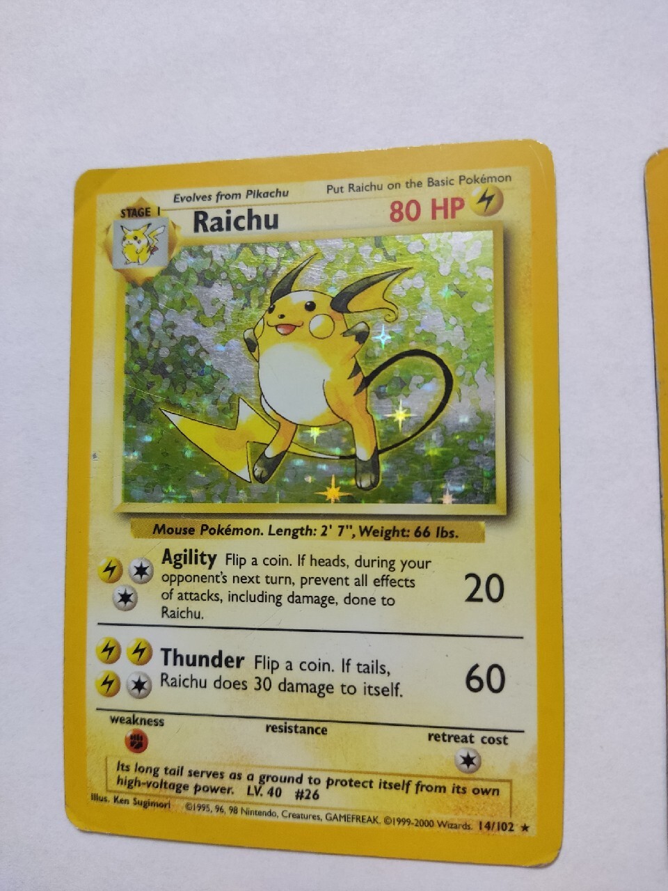 Raichu Base Set - Niska cena na Allegro