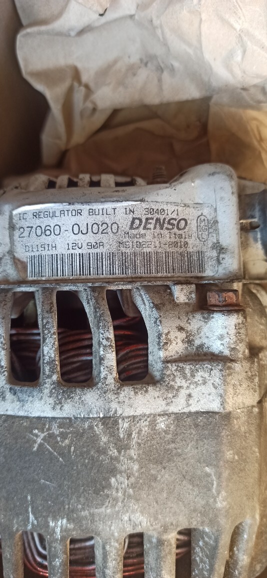Alternator toyota Yaris 270600J020 Denso 90A 12V | Lublin | Kup teraz ...