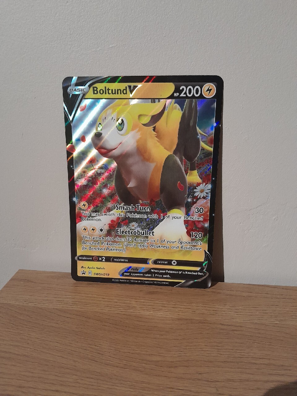Duża karta Pokemon Boltund V 200HP oryginalna | Szlichtyngowa ...