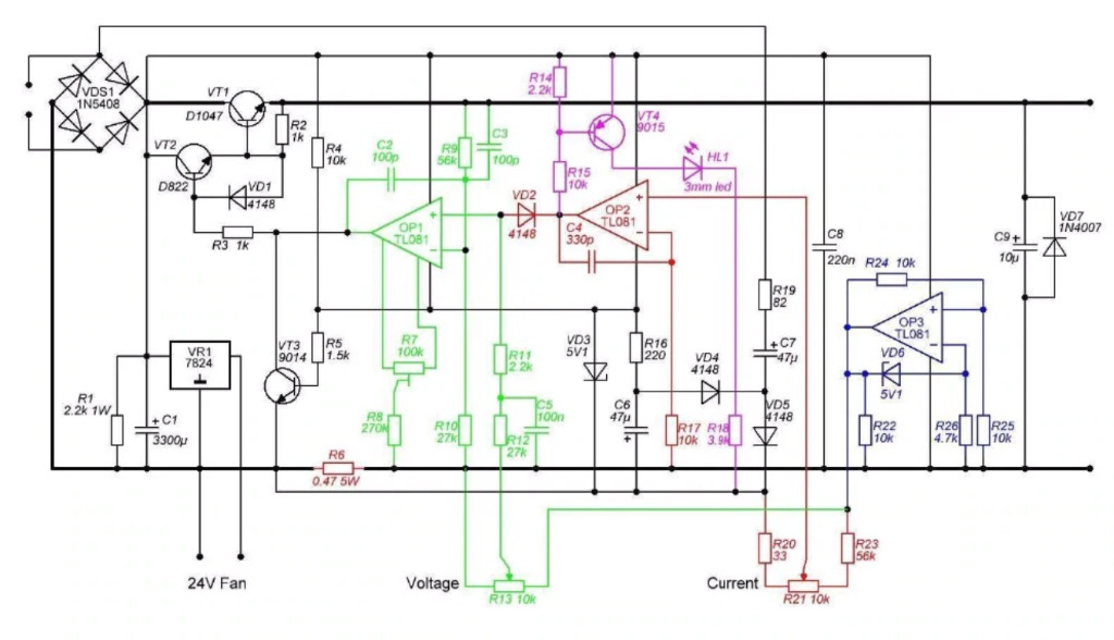 0-30V 2mA-3A regulowany zasilacz laboratoryjny DIY | Koluszki | Kup ...