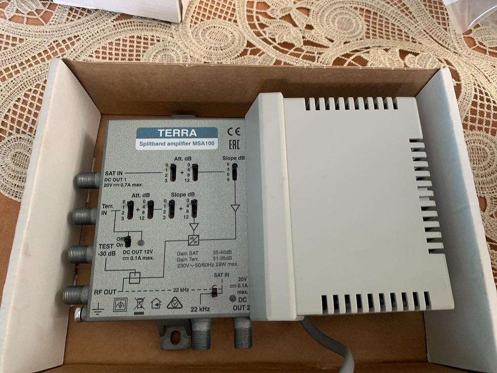 Terra Amplifier MSA 100 Splitband | Klucze | Kup teraz na Allegro Lokalnie