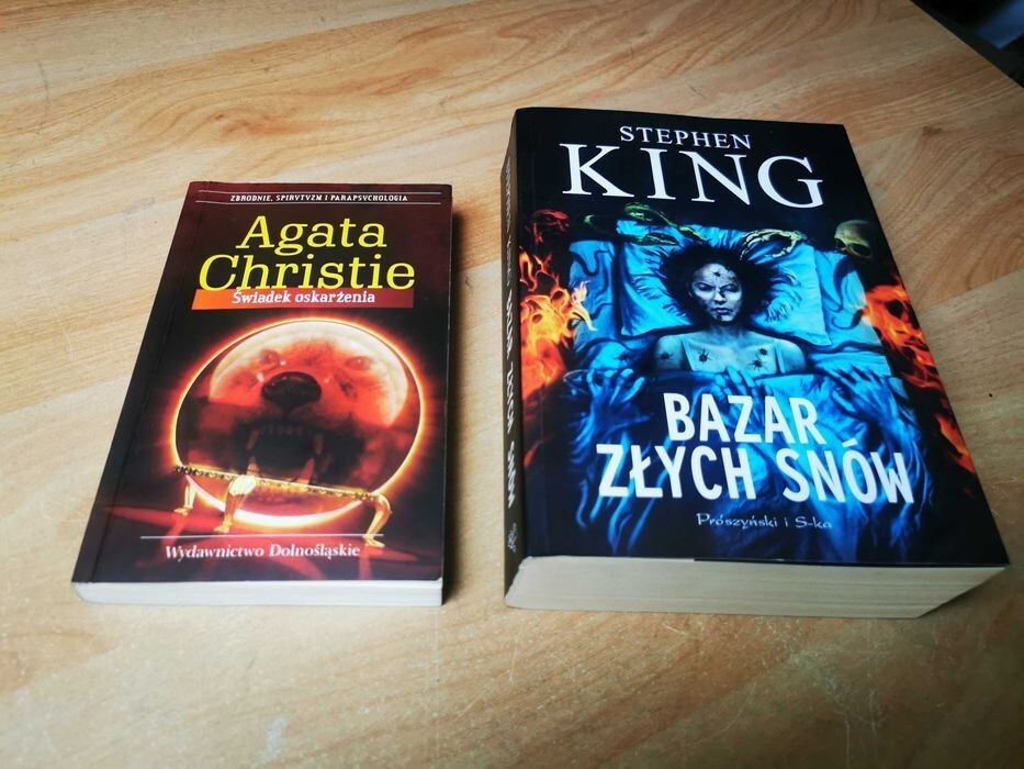 Stephen King Bazar złych snów, Agata Christie | Czeladź | Kup teraz na ...