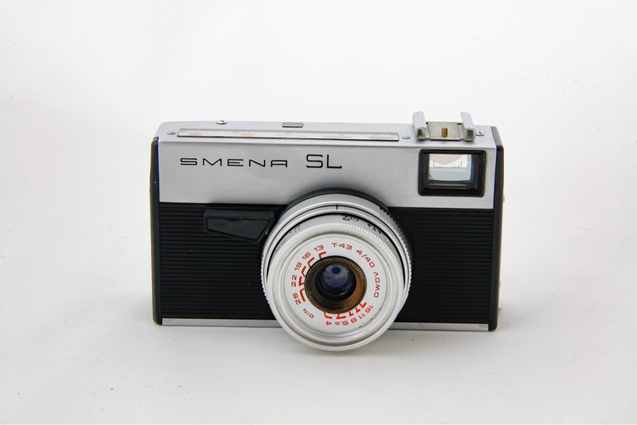 SMENA SL aparat analogowy + pokrowiec 2 kasetki przetestowany z filmem ...