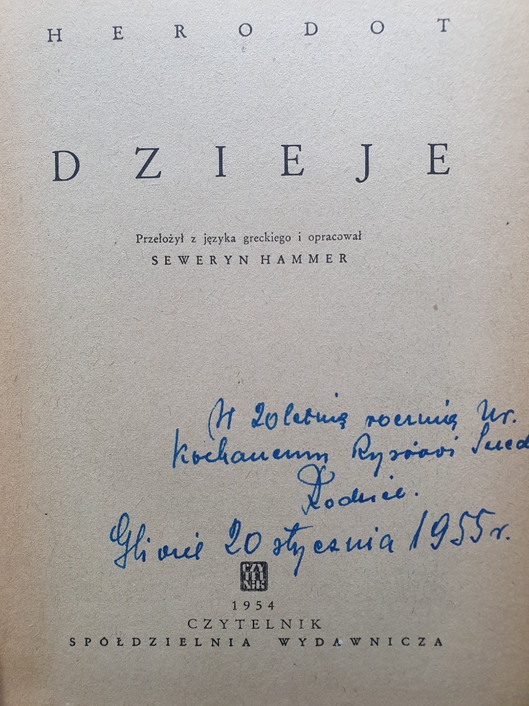 Herodot dzieje wydanie 1 | Psary | Licytacja na Allegro Lokalnie