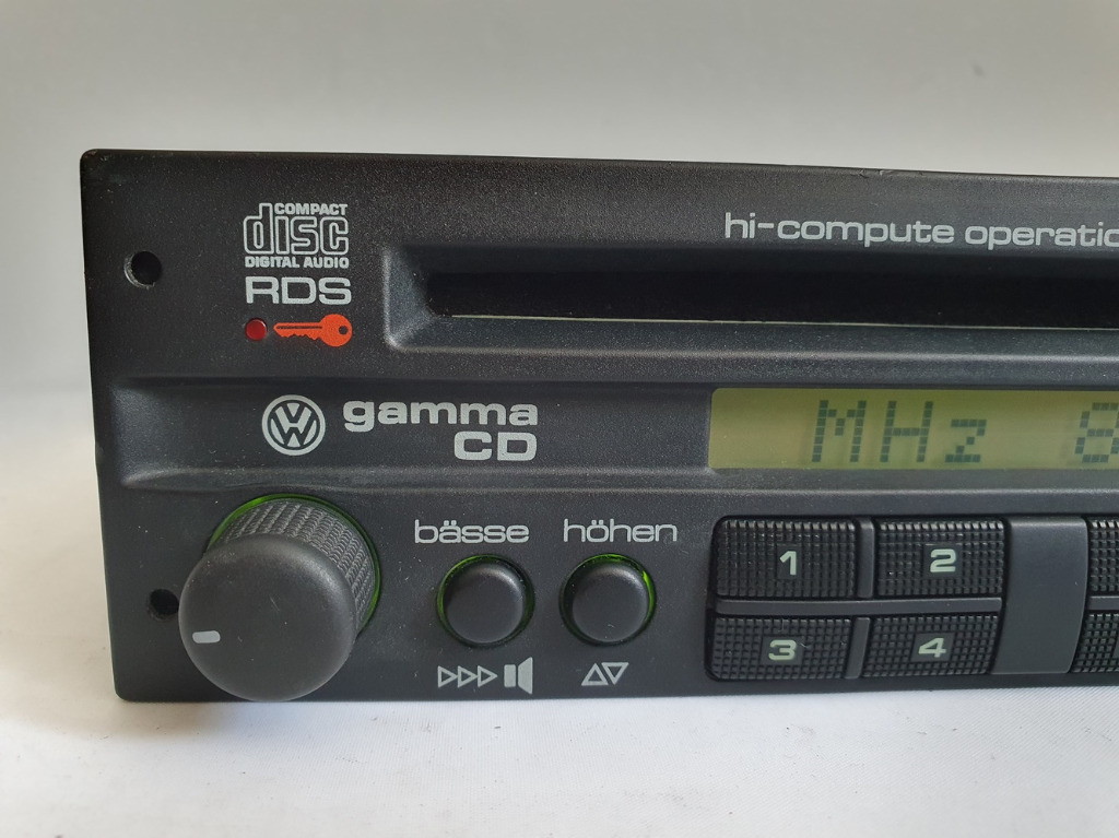 Radio VW Gamma CD golf mk2 passat jetta corrado t3 | Wrocław ...