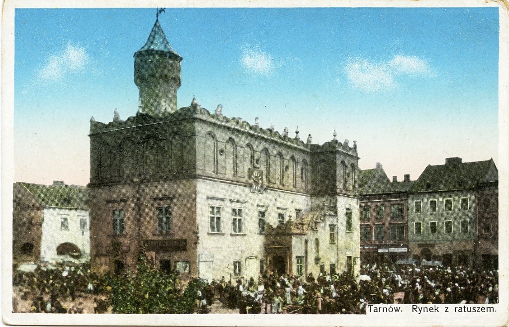TARNÓW Rynek z ratuszem 1914 | Kraków | Kup teraz na Allegro Lokalnie