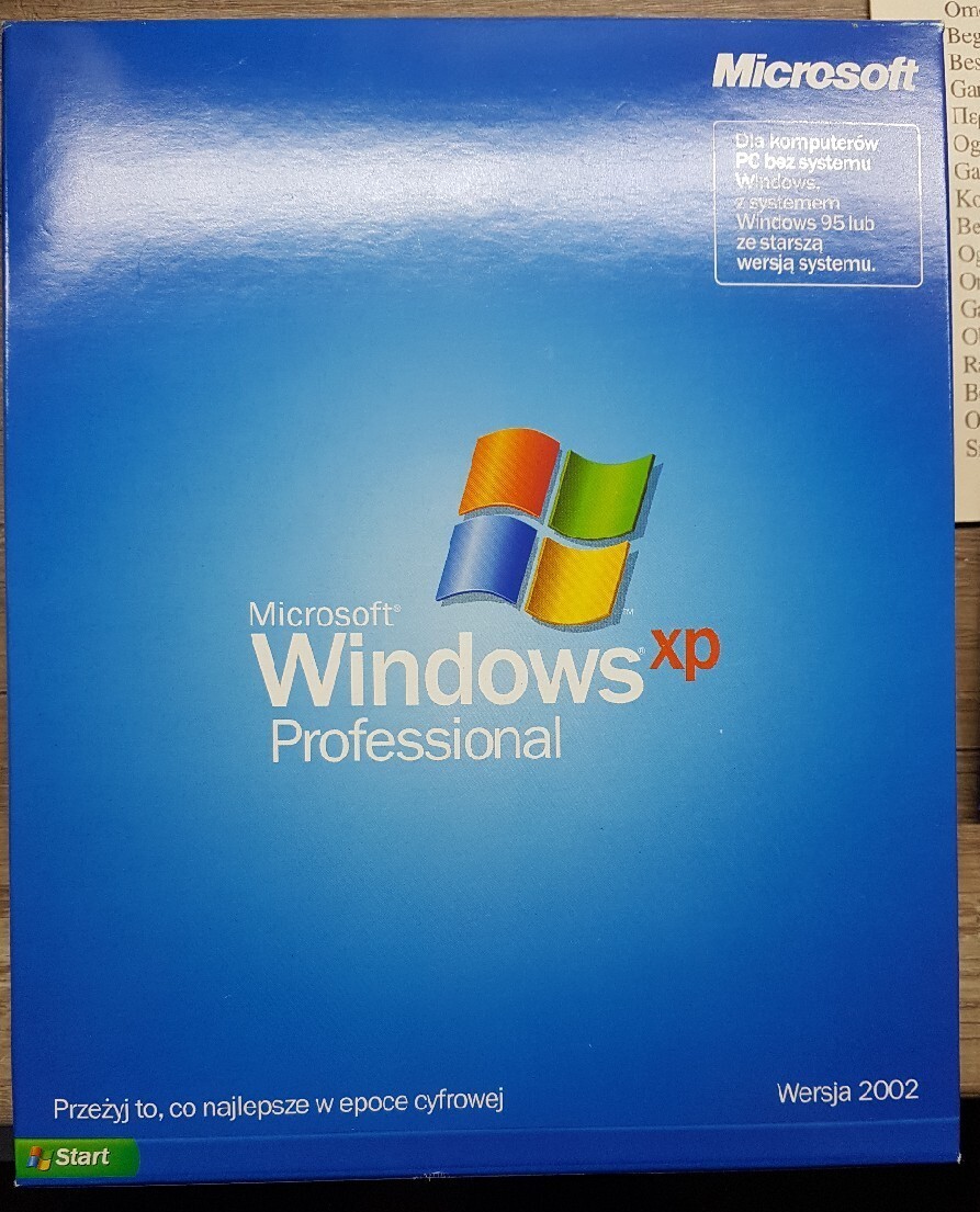 Windows xp Professional box | Biłgoraj | Kup teraz na Allegro Lokalnie