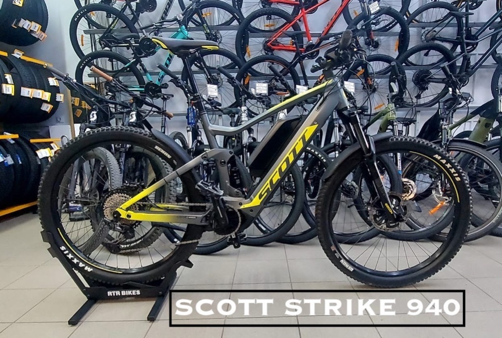 SCOTT Strike 940 E BIKE Full Suspension Shimano XT Lupine 1625WH ...