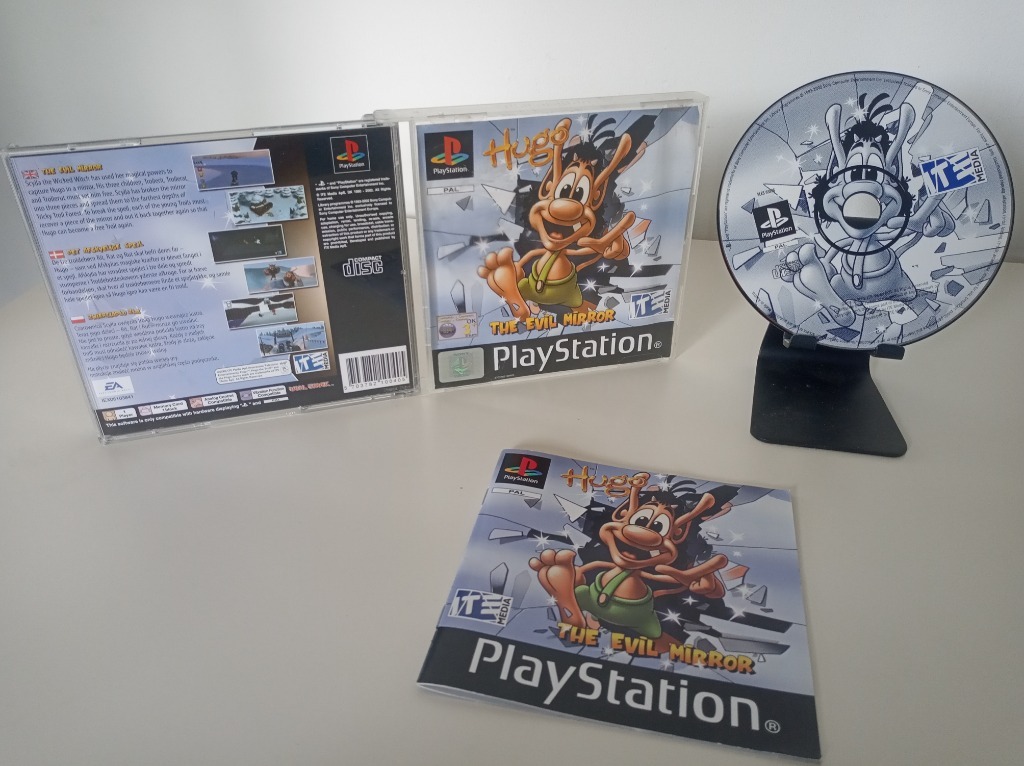 Hugo The Evil Mirror PSX PS1 PlayStation 3XA/PL | Łęki Królewskie | Kup ...