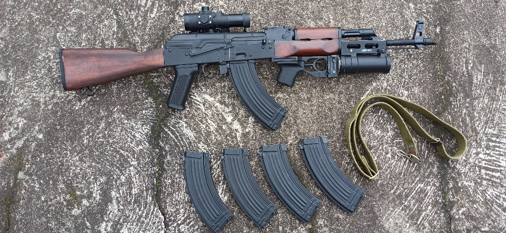 AKM cm.048 + gp25 + magazynki | Burzenin | Kup teraz na Allegro Lokalnie